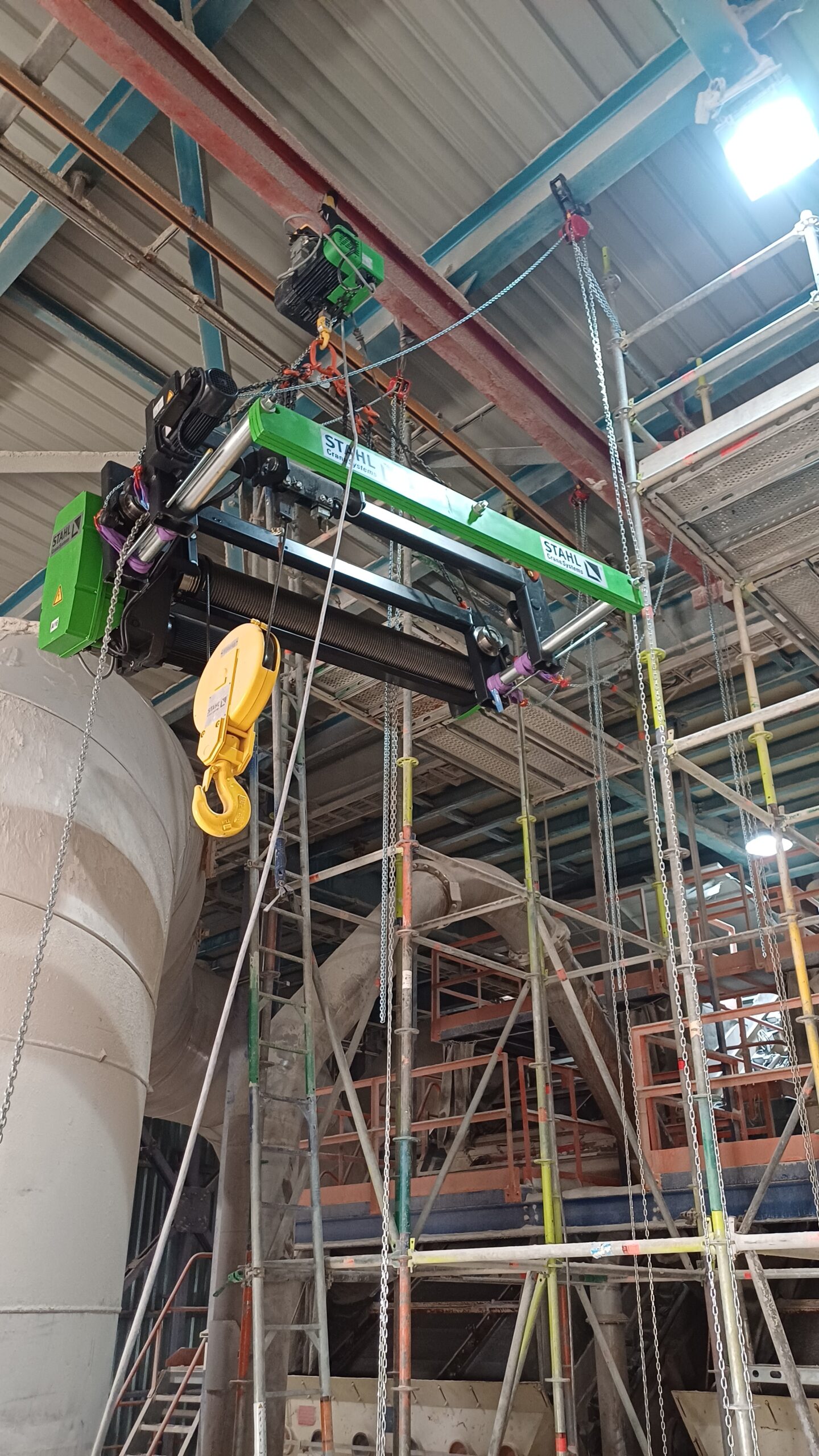 Successful Replacement of Konecranes CXT Hoist with Stahl SH Hoist - Ohis